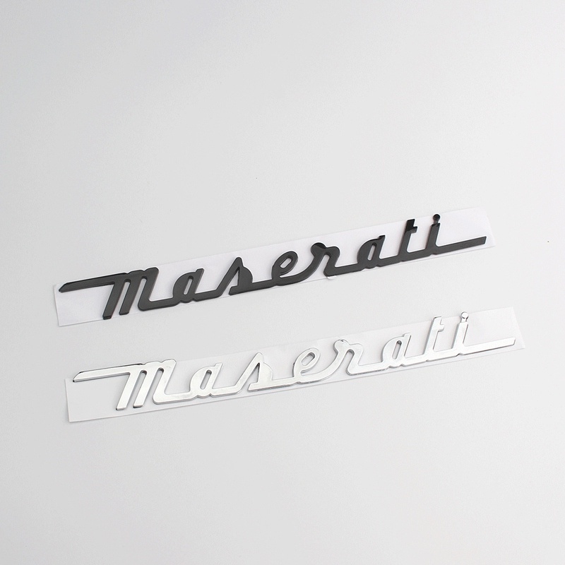 Suitable For Maserati Letter Car Sticker Rear Tail Label President ...