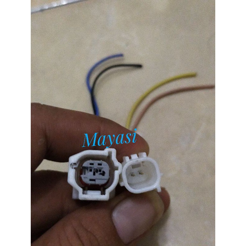 Rear light socket, old Yamaha Nmax stop lamp socket, MALE FEMALE pair ...