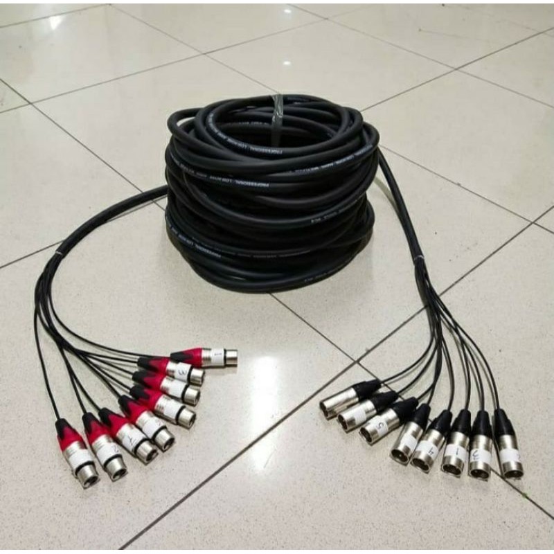 Snake cable contains 8, 1m long, male to female | Shopee Philippines