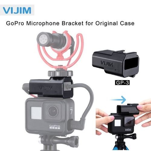 VIJIM GP-3 GoPro Microphone Bracket Quick Release Adapter GoPro ...