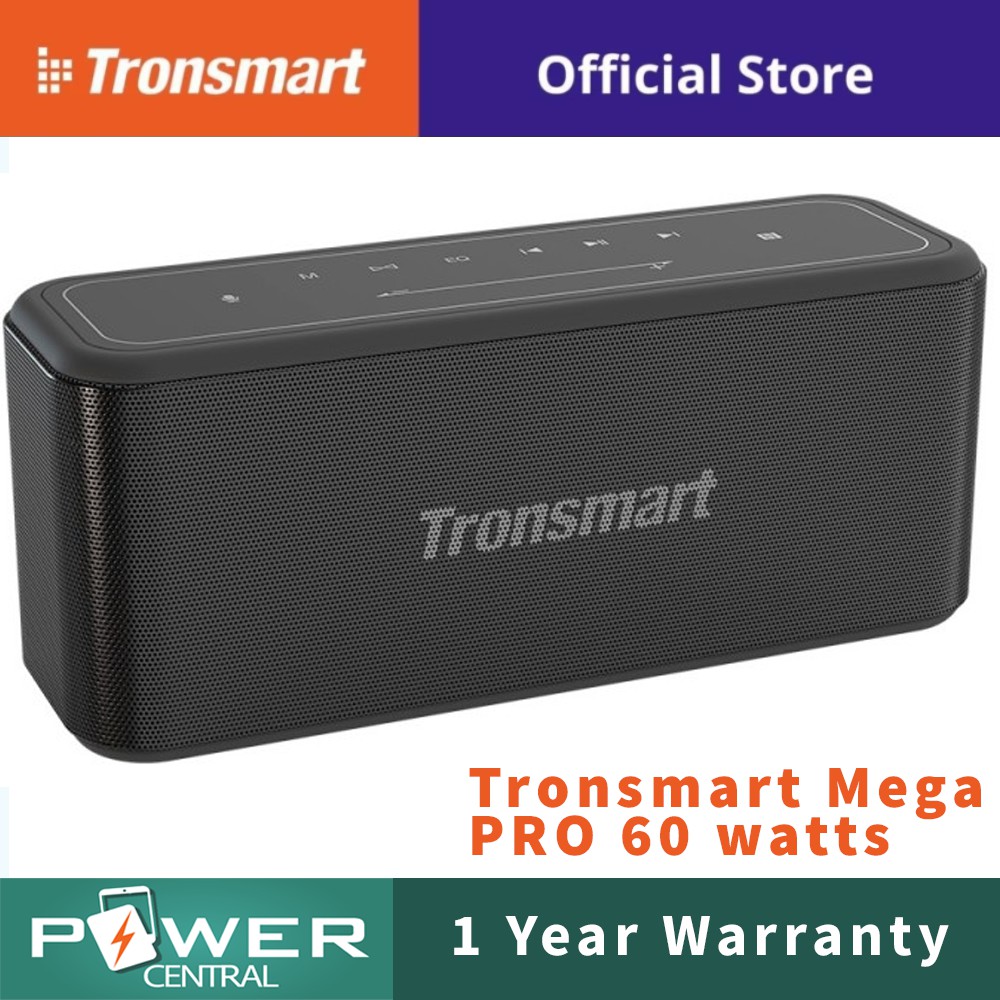 Tronsmart Mega Pro Bluetooth Speaker 60W Portable Speaker Enhanced Bass ...