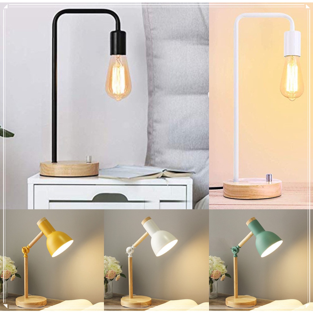 Study Table Lamp Dimmable reading desk lamp Bedroom Bedside Lamp Office ...