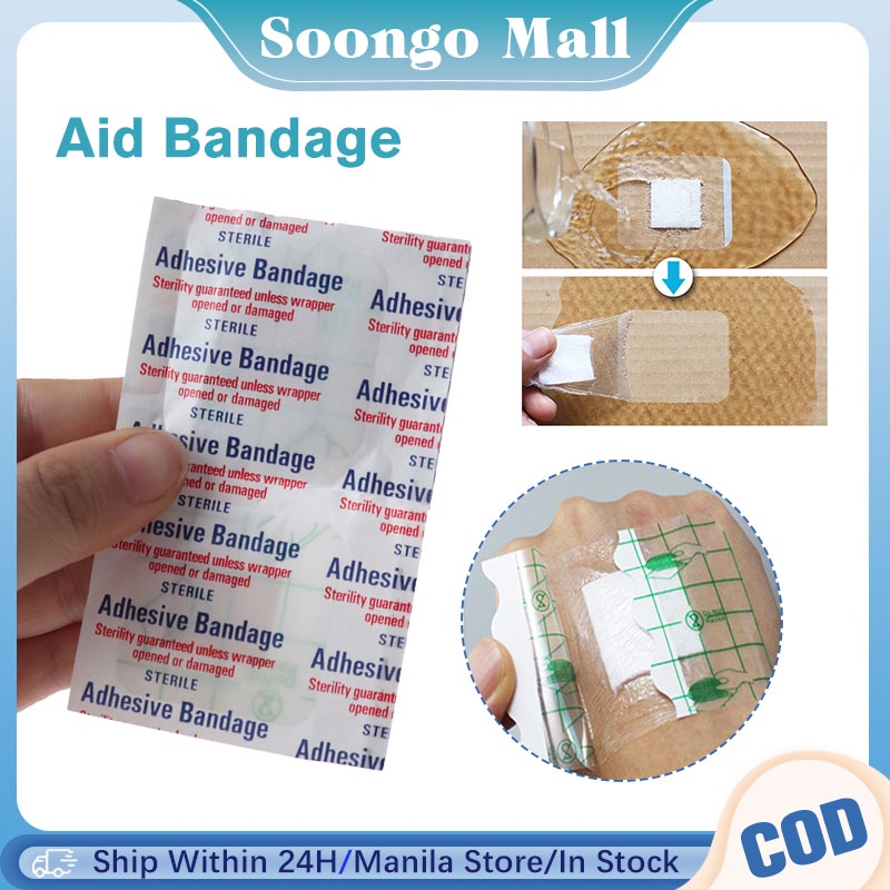 50PCS Wound Sticker Hemostatic Bandage Waterproof Hypoallergenic Non ...