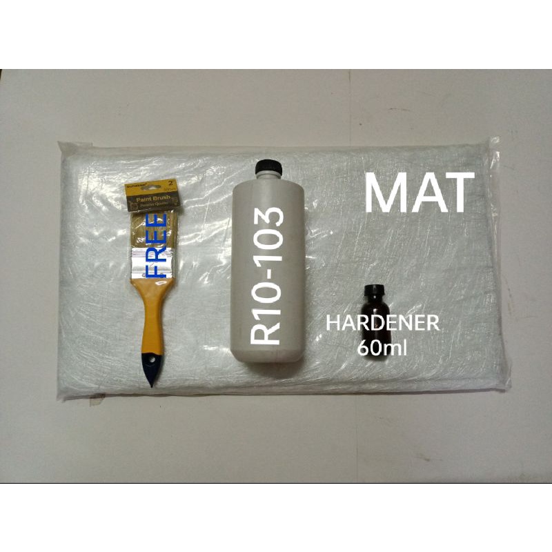 PRE MIX FIBERGLASS RESIN ONE KILO KIT | Shopee Philippines
