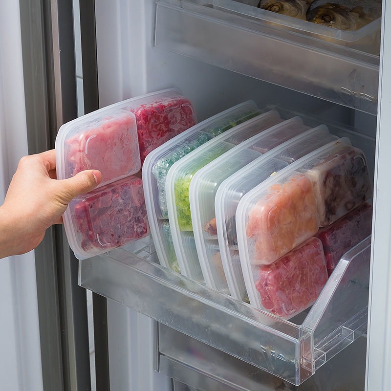 zcBJ Storage tank Japanese imported frozen meat four-division box ...