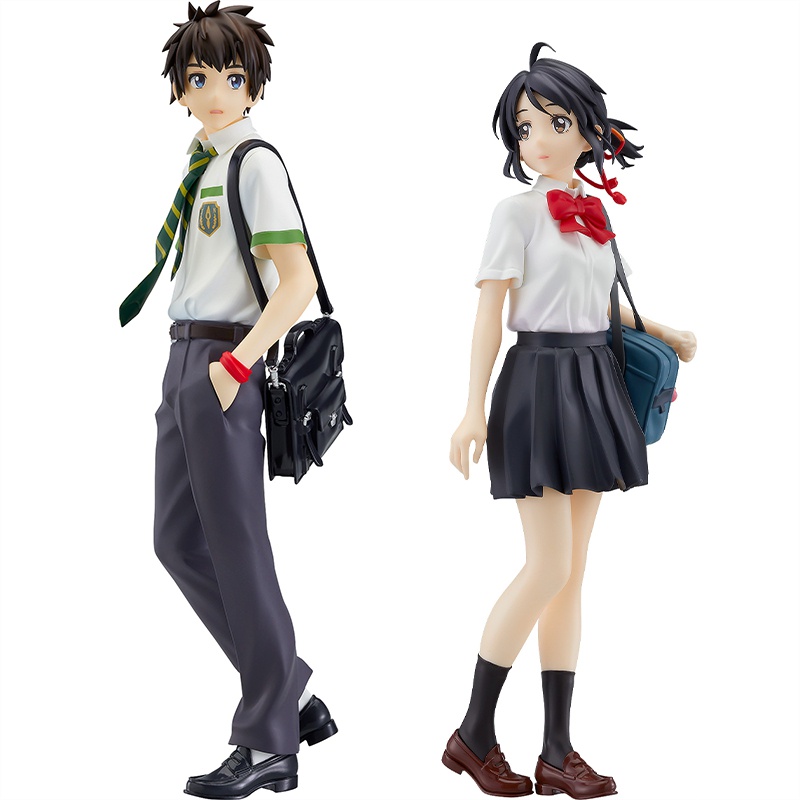 22cm Anime Figure Toys Your Name Tachibana Taki Miyamizu Mitsuha PVC ...
