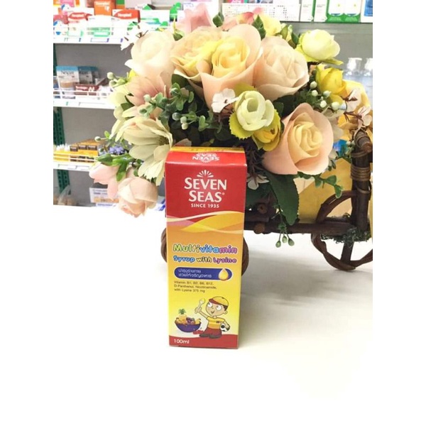 Seven Seas Multivitamin Syrup with Lysine Multivitamin with Lysine ...