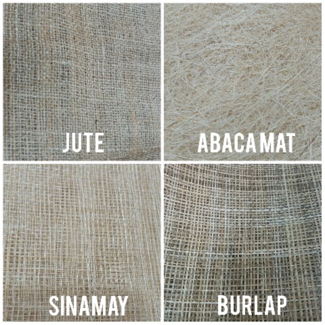 Burlap | Sinamay | Jute | Abaca Mat | Raffia Native Fabricss | Shopee ...