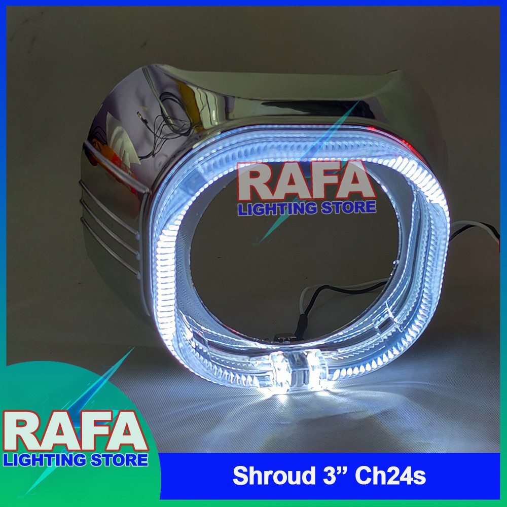 Ch24s | Shroud Projector 3 inch+ Crystal Angel Eyes+Driver | Shopee ...