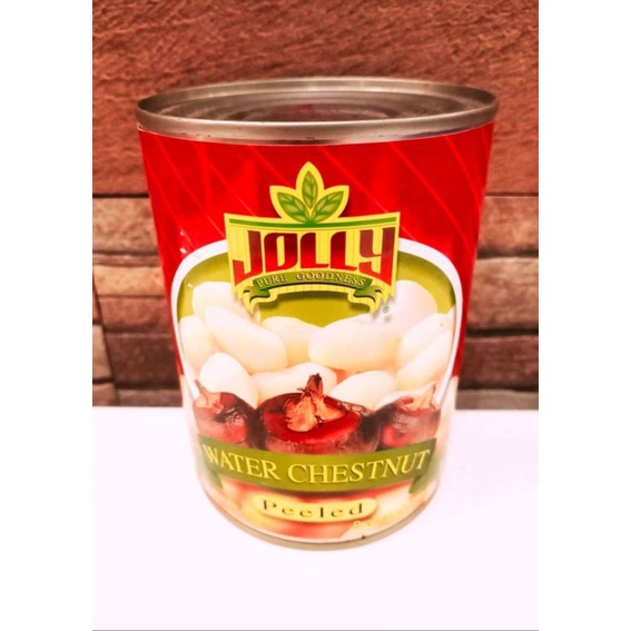 Jolly Water Chestnut Peeled 560g when drained 304g | Shopee Philippines