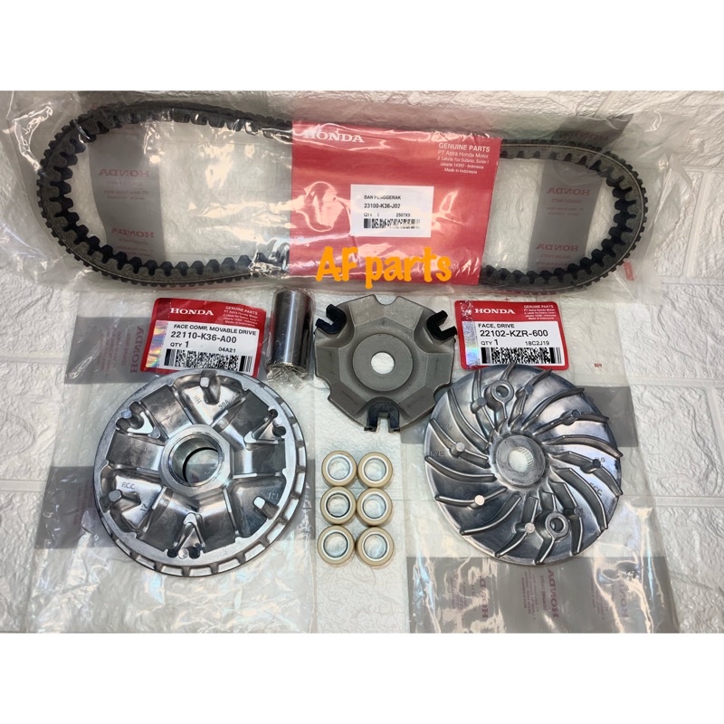 Cvt vanbelt package + roller Assy House Set + roller fan Vario 150 FI ...