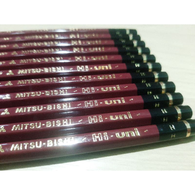 Mitsubishi Pencil Hi-Uni, Uni & Uni-Star / F, H, HB, 2H, 3H, 4B, 6B,10B/Drawing Pencil/Japan ...