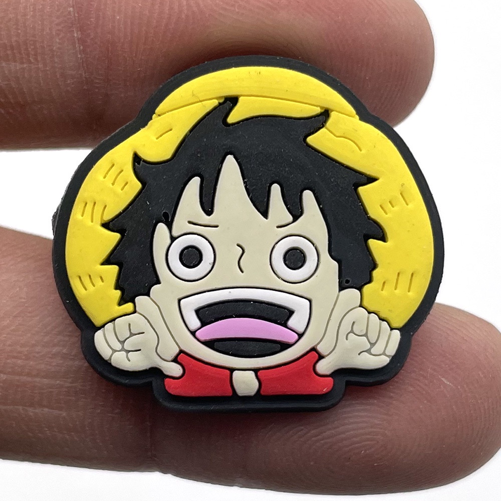 Cartoon Zoro Anime Jibbitz for Crocs One Piece Shoe Charms Luffy Usopp ...