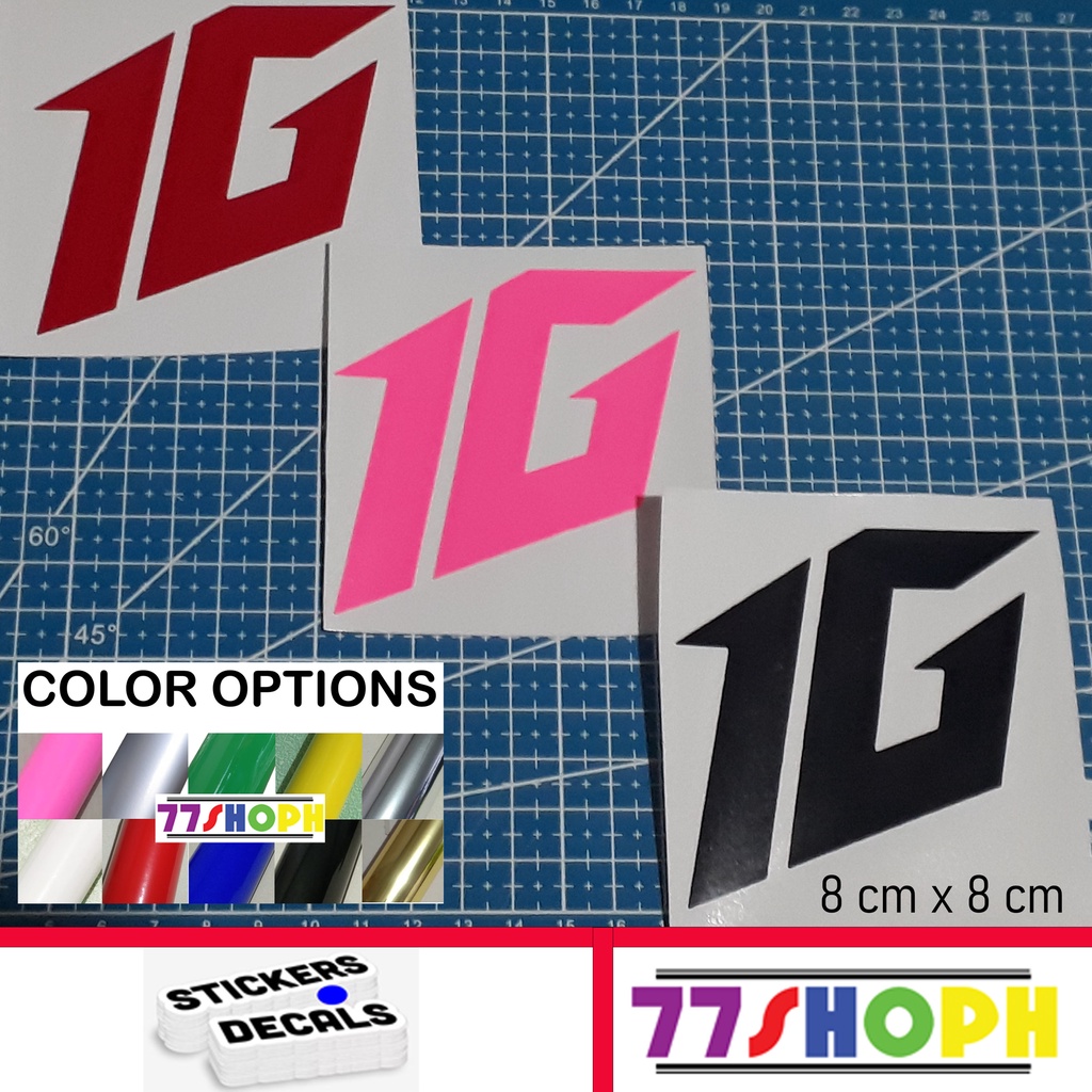 Decal Cut Out Vinyl Sticker 1G | Shopee Philippines