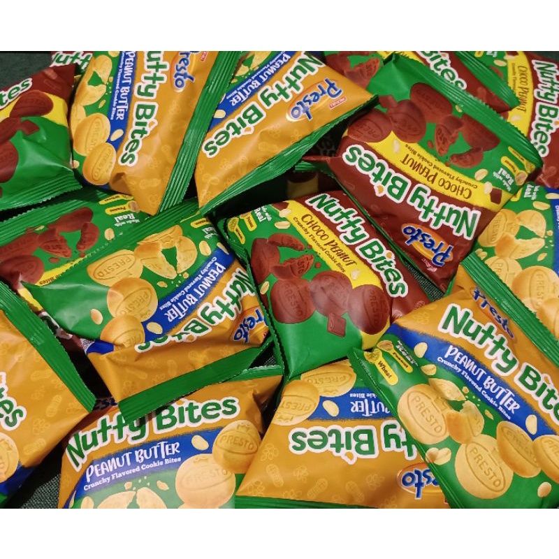 Presto Nutty Bites Choco Peanut/Peanut 32g | Shopee Philippines