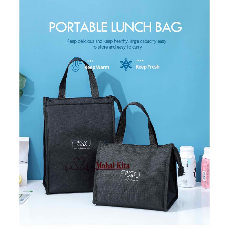 2024 New Design Lunch Bag Cooler Portable Hand Zip Food Bags Waterproof ...