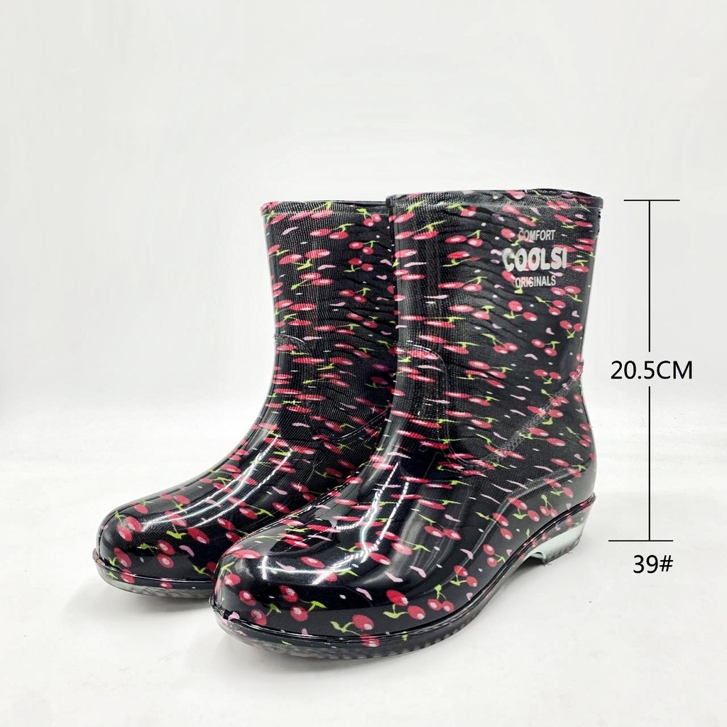 NEW DESIGN RAIN BOOTS UNISEX DESIGN GOOD QUALITY(19.5cm) | Shopee ...