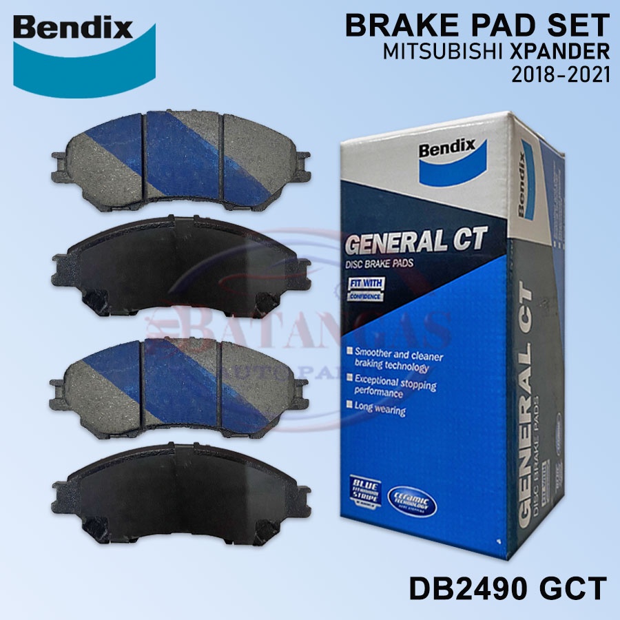 BENDIX FRONT BRAKE PAD SET Mitsubishi Xpander 2018-2021 PN: DB2490 GCT / DB 2490 | Shopee ...
