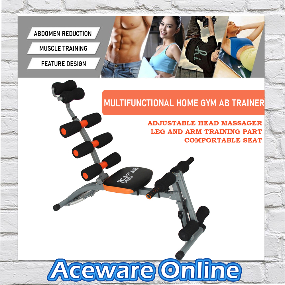 MULTIFUNCTIONAL SIX PACK CARE ABDOMINAL HOME GYM AB TRAINER (SCE82193 ...