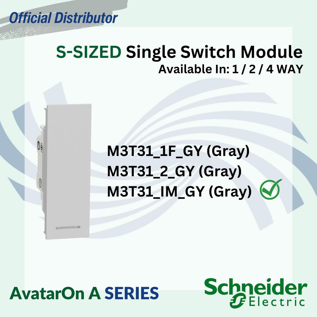 Schneider AvatarOn A 2"X4" 1 / 2 / 4 Way Single (S-Sized) Switch ...