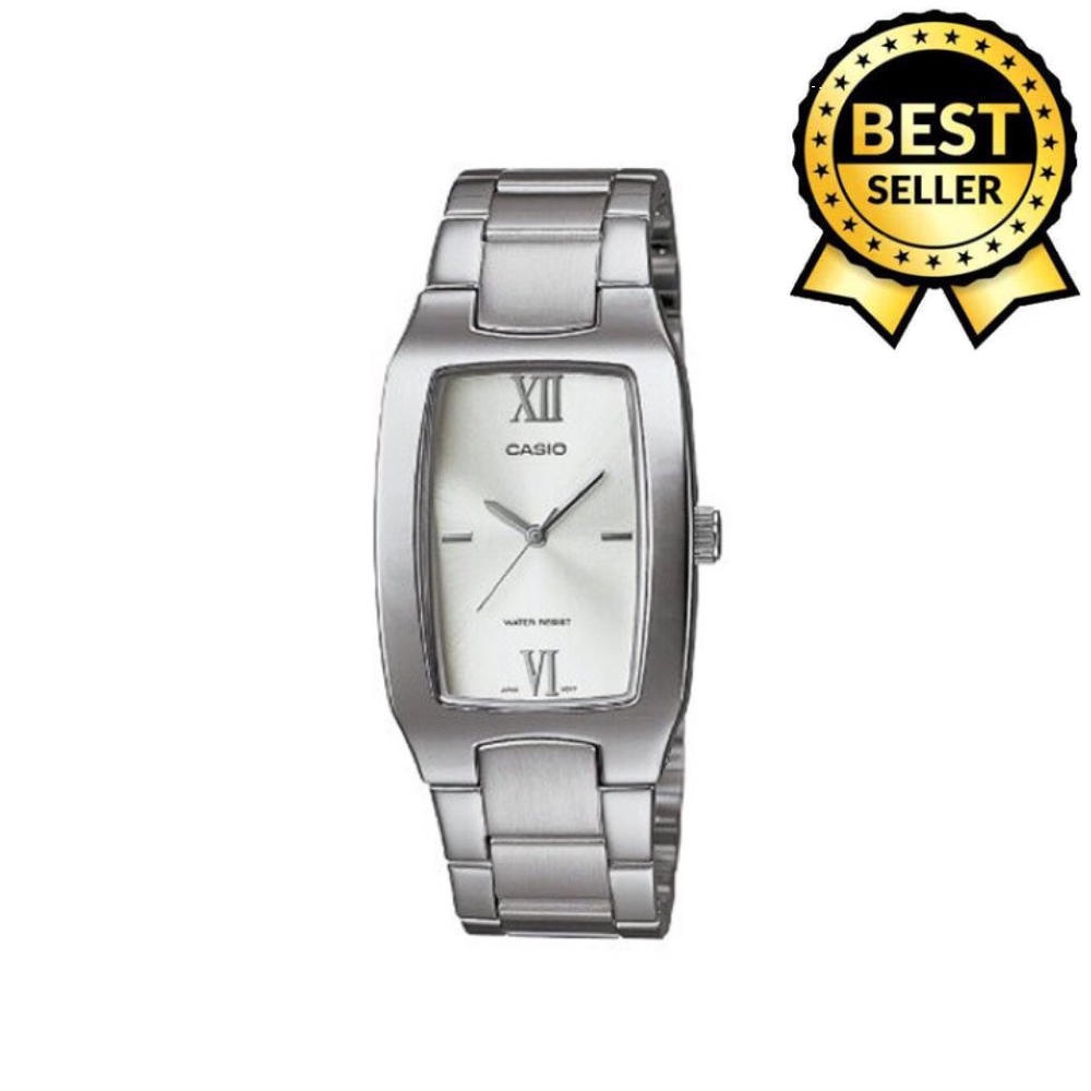 Casio Quartz Analog Classic White Dial Stainless Steel Watch for Women ...