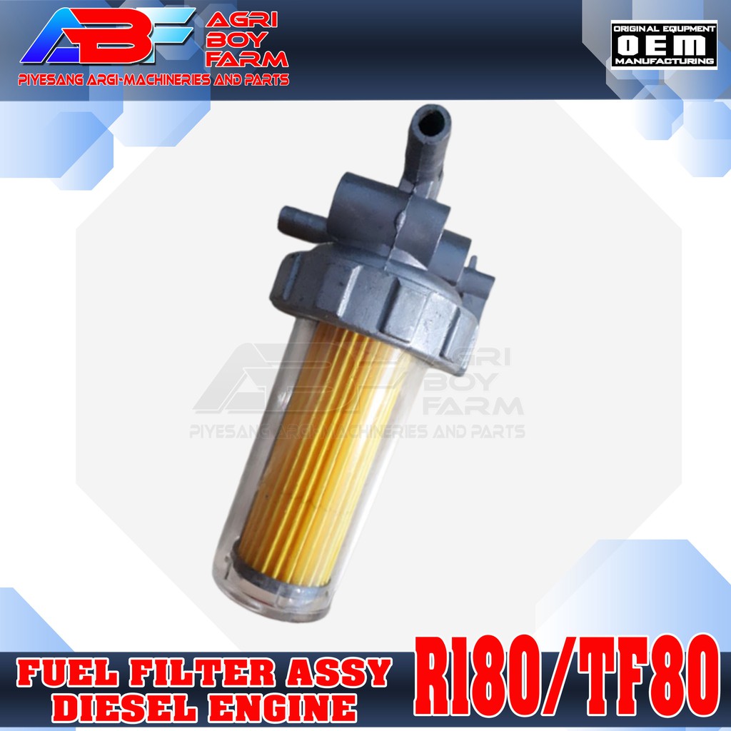 Fuel Filter Assy R180 TF80 Water Cooled Diesel Engine | Shopee Philippines