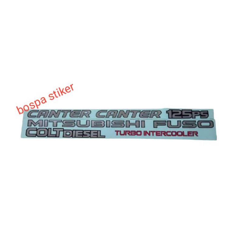 Mitsubishi FUSO TURBO INTERCOOLER CANTER 125PS COLT DIESEL STICKER ...