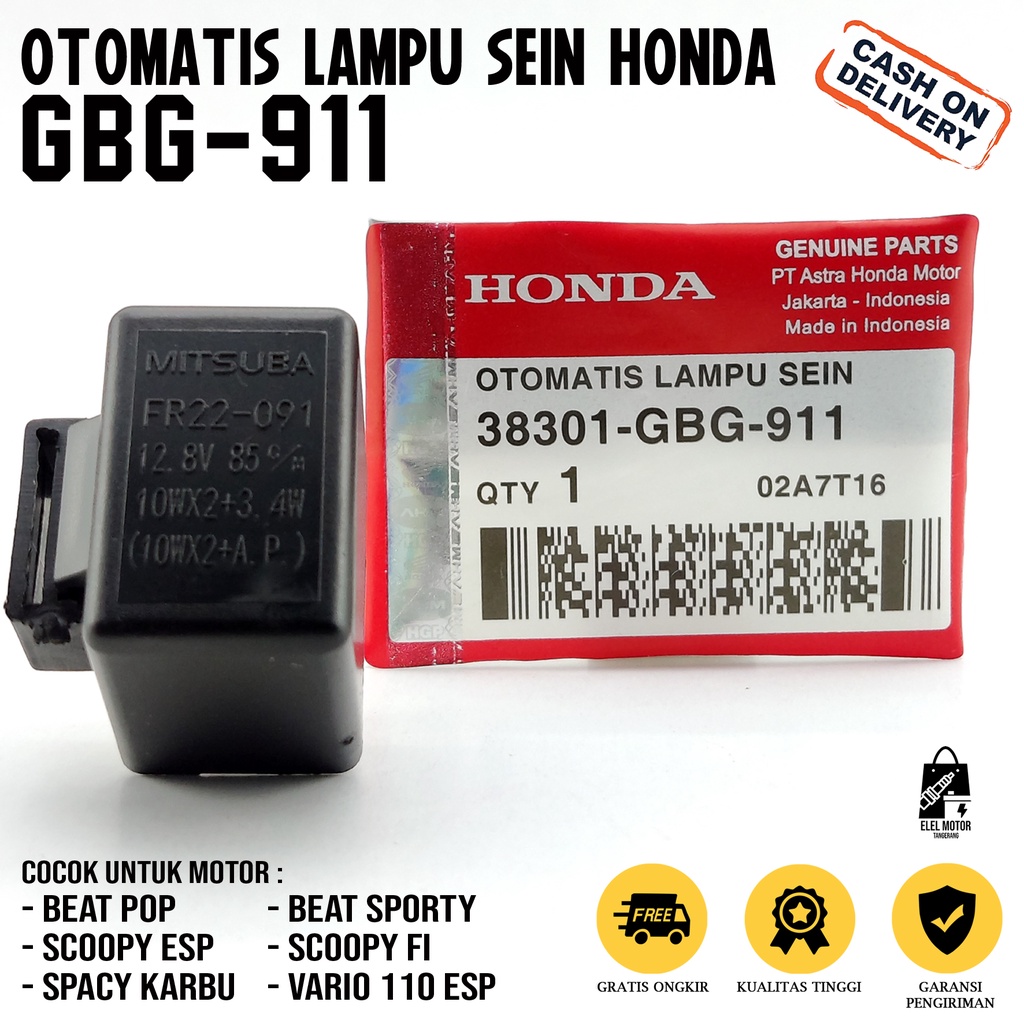 Automatic Turn Signal Lights for Honda BeAT Scoopy Spacy Supra ...