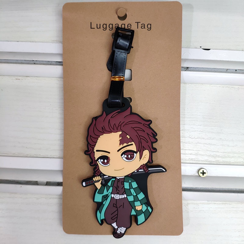 Luggage Sign Demon Slayer Tag Kamado Nezuko Tanjirou Pendant | Shopee ...