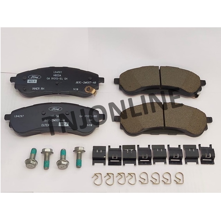 FORD REAR BRAKE PADS - FORD RANGER RAPTOR (TJB3C-2M007-AB) | Shopee ...