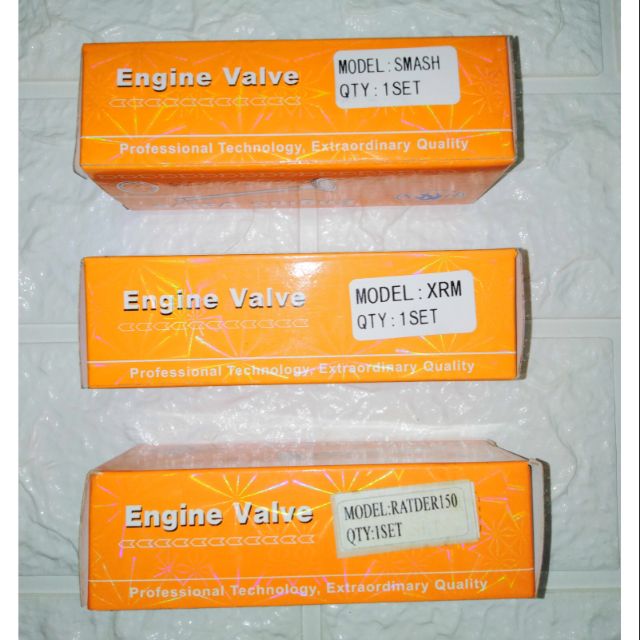 ENGINE VALVE SMASH-110/XRM-110/RAIDER-150 INTAKE EXHAUST VALVE | Shopee ...