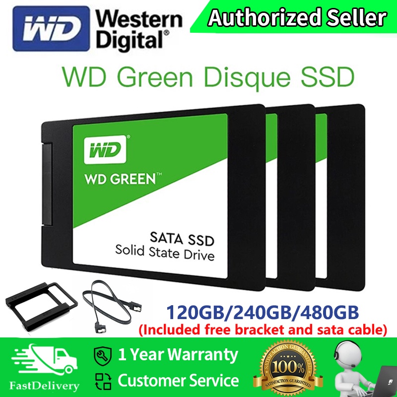 【24h Ship】Western Digital WD Green SSD 120GB 1TB Internal Solid State ...