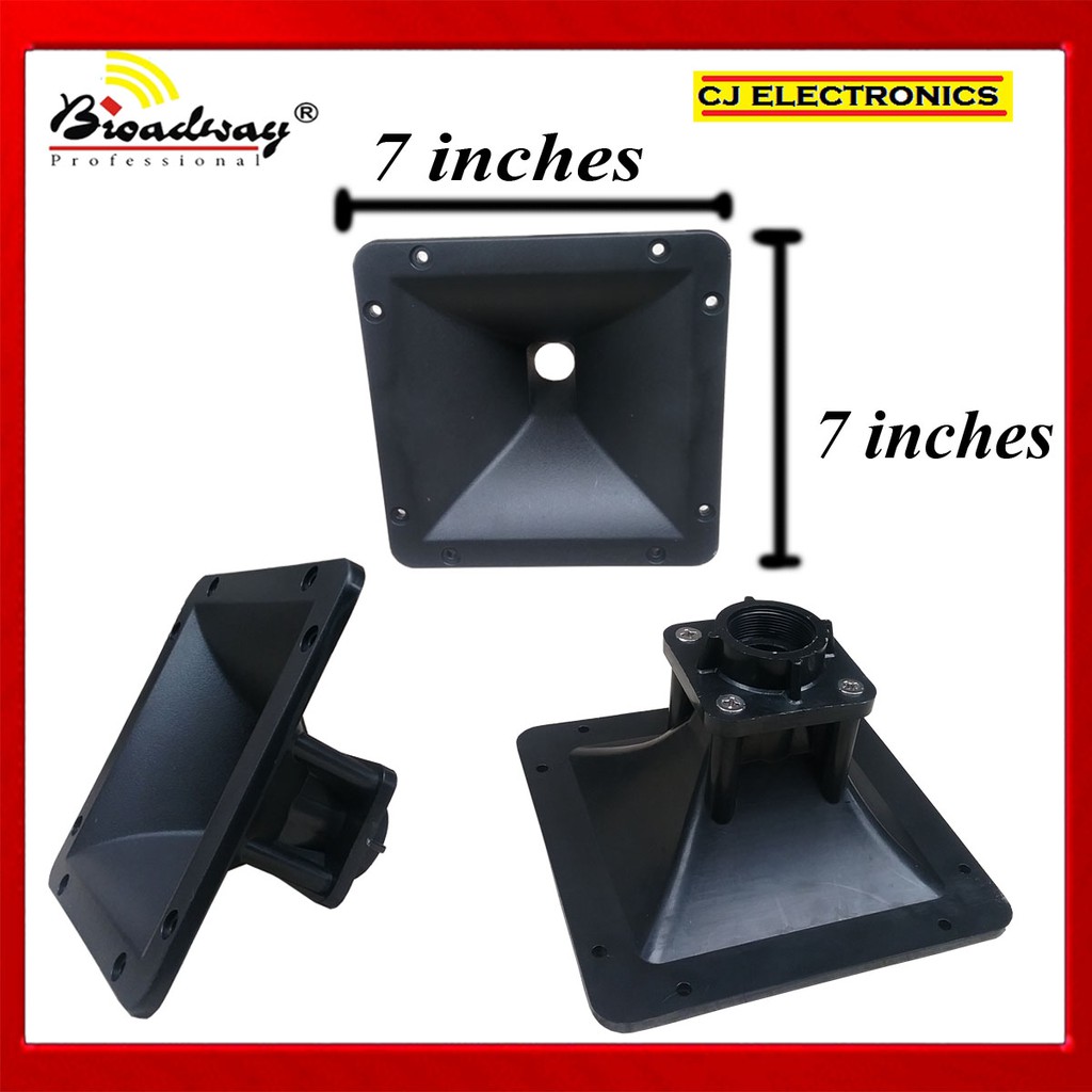 HORN FOR TWEETER 7"X7" INCHES TREAD TYPE COMPATIBLE FOR COMPRESSION ...