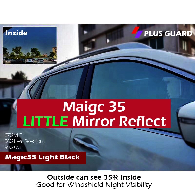 Magic Tint/ Mirror Reflect/ Car Tint films Heat Reject UV protect ...