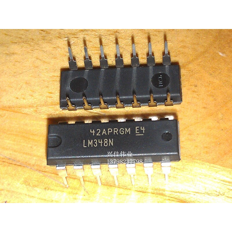 10 Original Lm 348 N Dip - 14 Texas 4 Operational Audio Amplifier ...