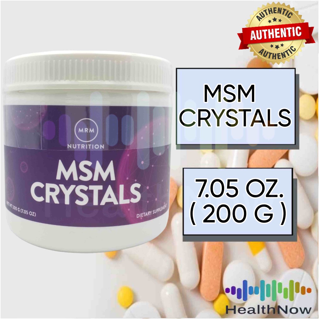 MRM MSM Crystals 1000 mg 7.05 oz 200 g | Shopee Philippines