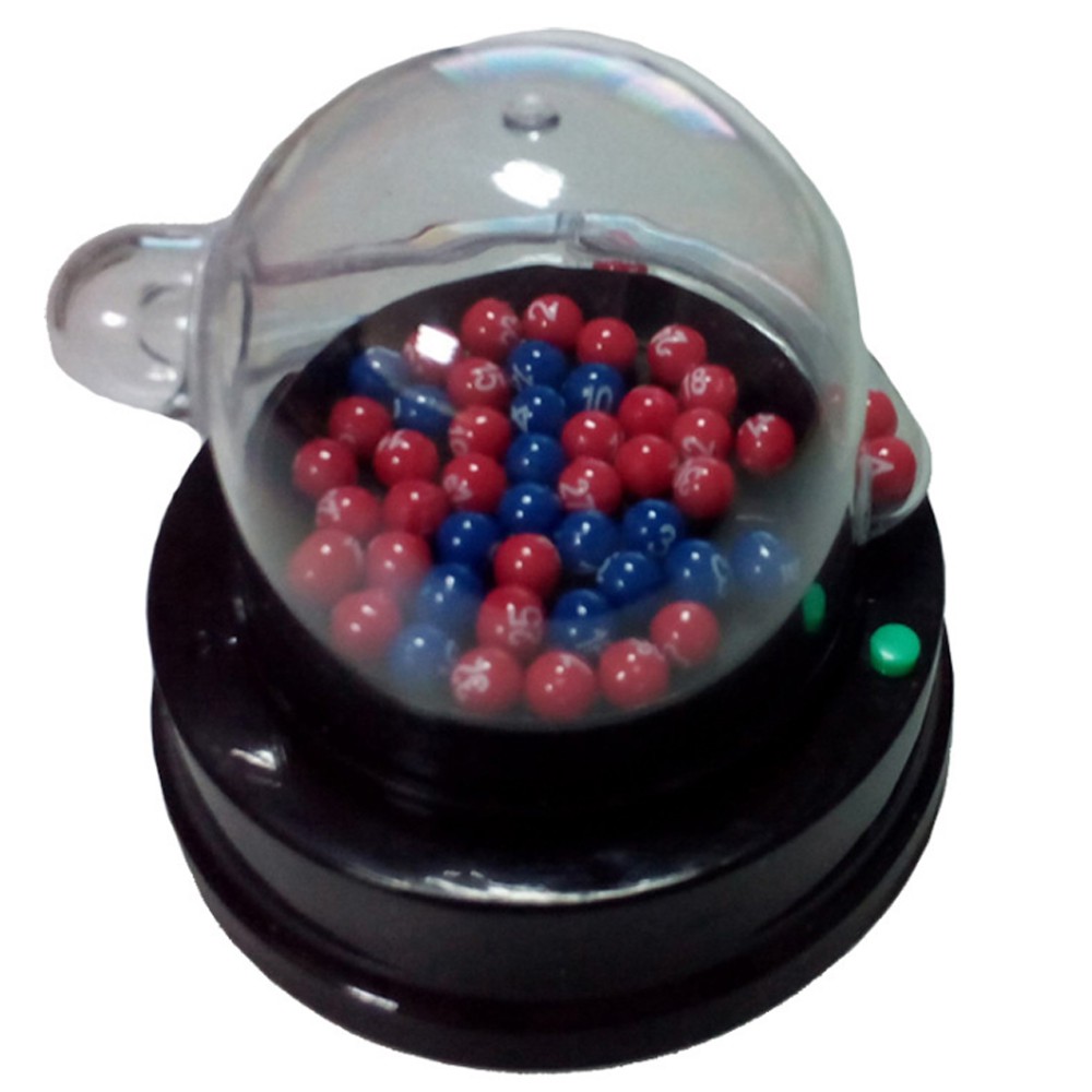 Electric Lucky Lottery Machine Mini Shake Ball Lotto Games Number ...