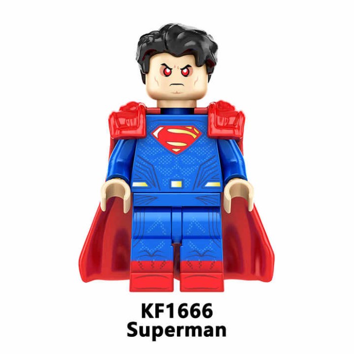 Lego Superman Minifigure Hero DC Batman Supergirl Elmo Vader Carnage ...