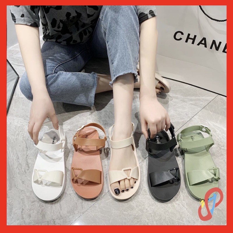 Colorful Triangle Sandals | Shopee Philippines