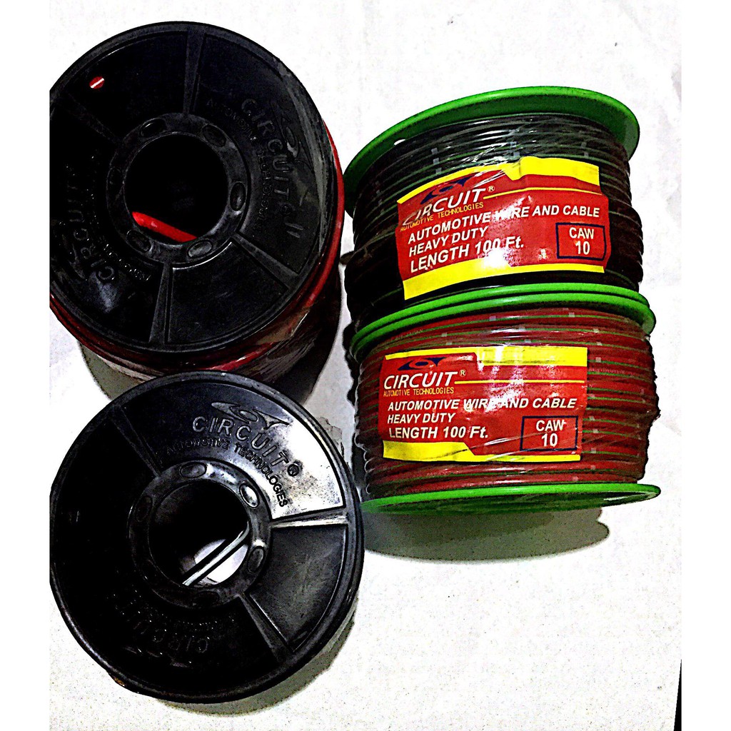 Automotive Wire #10 (stranded wire) per roll | Shopee Philippines