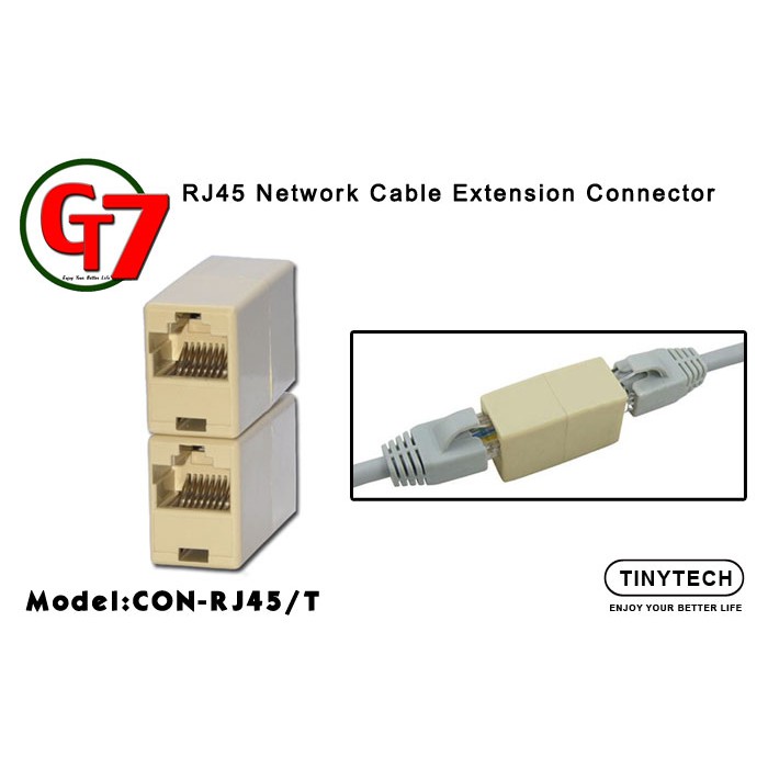 RJ45 NETWORK EXTENSION CONNECTOR (CON-RJ45/T) | Shopee Philippines