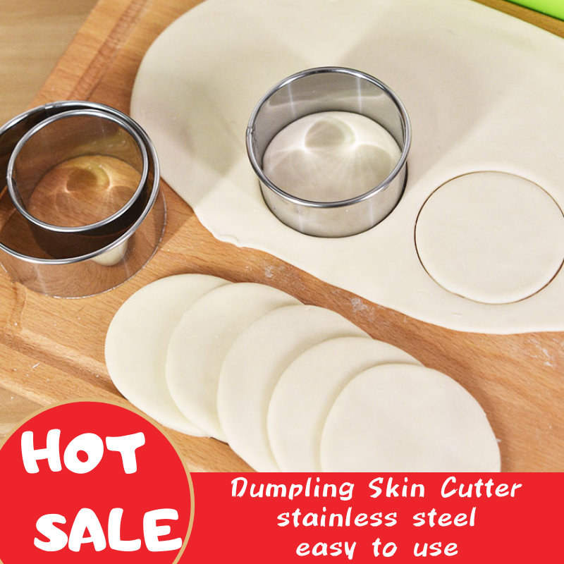 Dumplings Maker Stainless Steel Cutter For Chinese Wonton Pie Ravioli