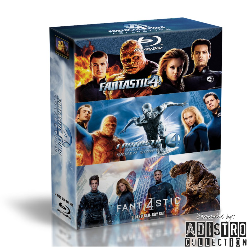 Blu-ray FANTASTIC FOUR FANTASTIC 4th Edition BOX SET COMPLETE | Shopee ...