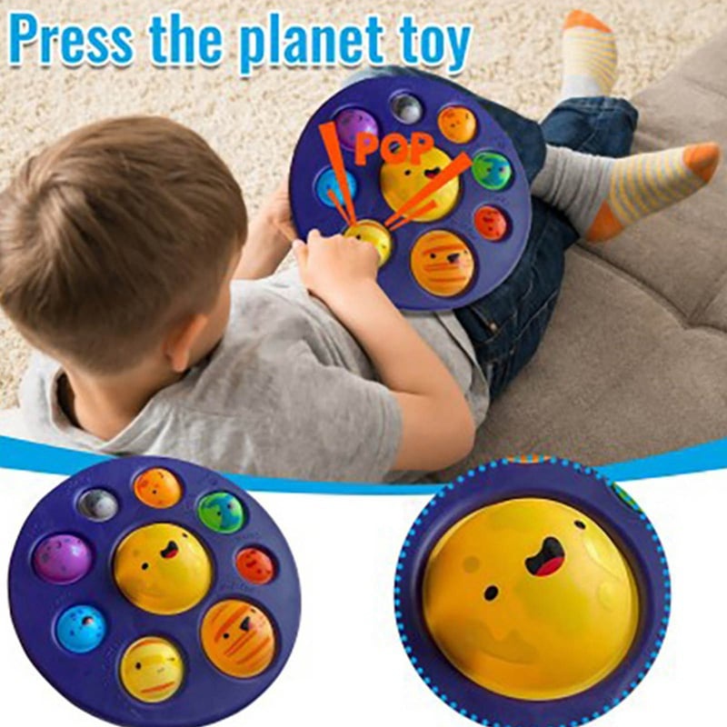 Pop It Sensory Toy Theme Planet Solar System | Shopee Philippines