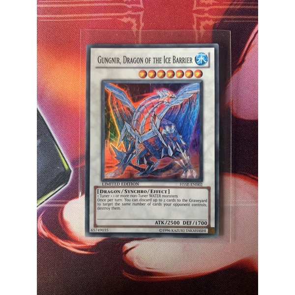 Yugioh - Gungnir, Dragon of the Ice Barrier (Super Rare - H5SE-EN002 ...