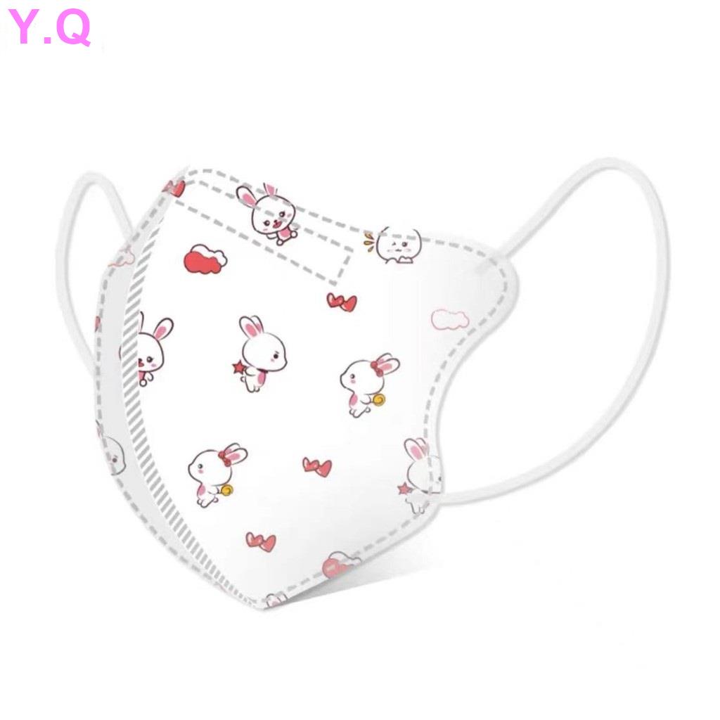 10pcs children KN95 facemask cartoon mask 3D stereo high-level ...