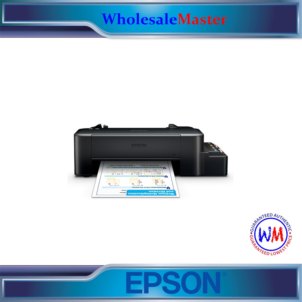 Epson L121 Single Function Ink Tank System Colored Printer | Shopee Philippines