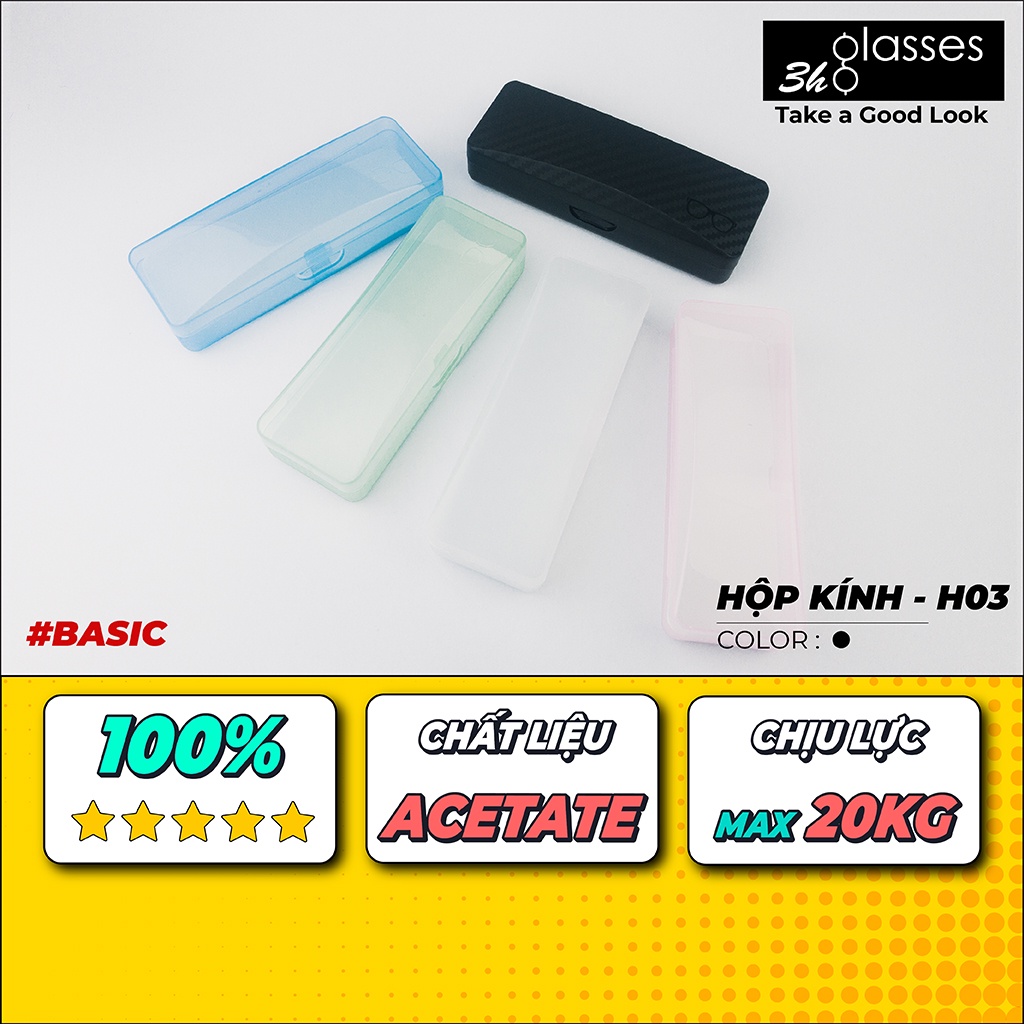 Plastic glass box H-03, ACETATE plastic material, bearing capacity up ...