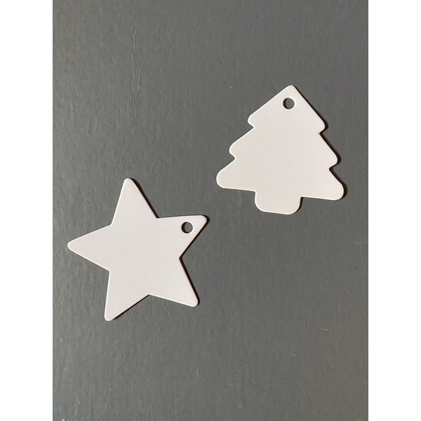10 pieces Plain white Christmas Tags | Shopee Philippines