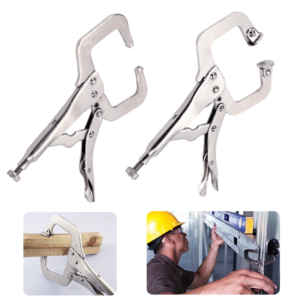 Pad Wood Work Pincer Tong Tenon Locator Grip Vise Swivel Fix Plier ...